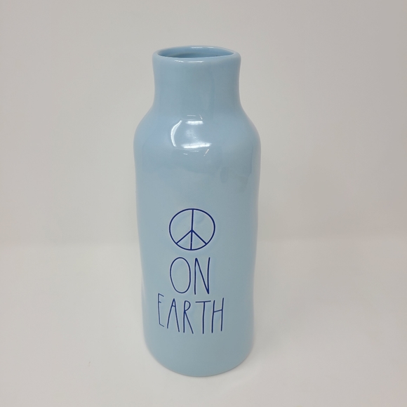 Rae Dunn | Accents | New Rae Dunn Peace On Earth Blue Vase Rae Dunn ...